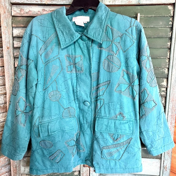 Great Cavalier | Jackets & Coats | Great Cavalier Silk Jacket Green ...